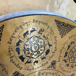 Ancient Goddess Surrounded by Natural Creatures and Auspicious Symbols ...