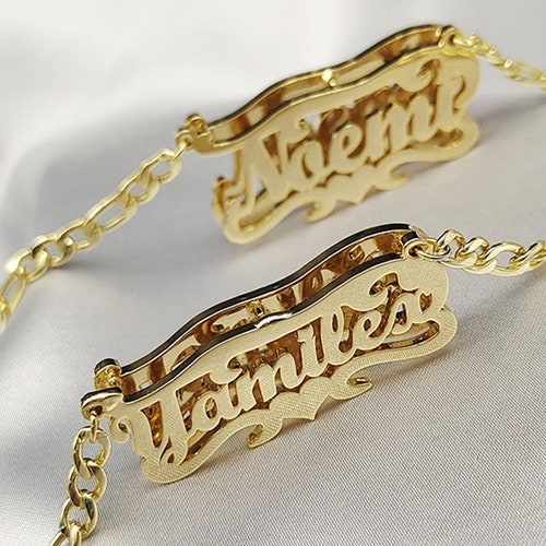 Name Necklace Plate Personalized Custom Nameplate and - Etsy