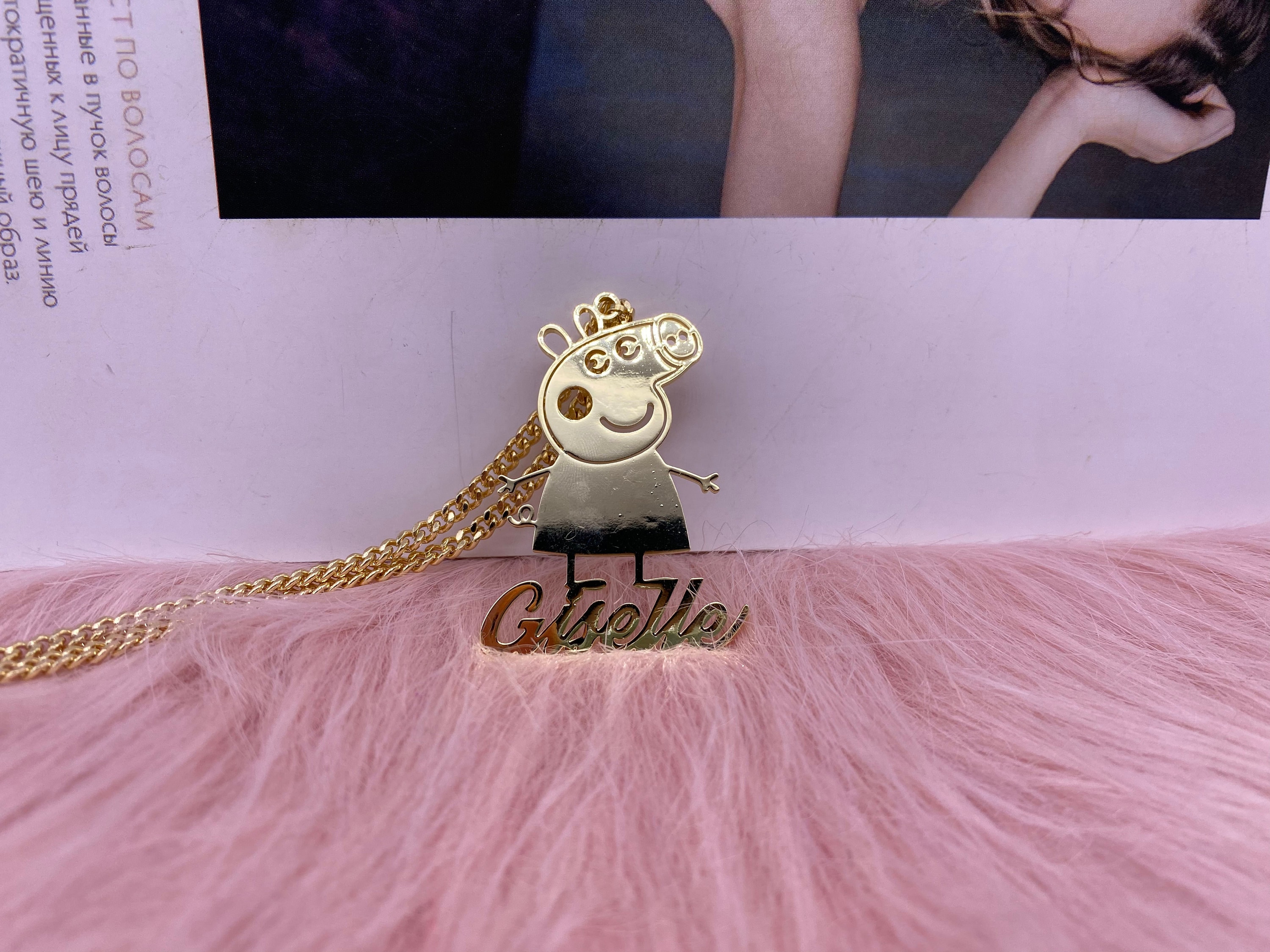 Personalized Cartoon Character Name Necklace, Kids Necklace Gift ...