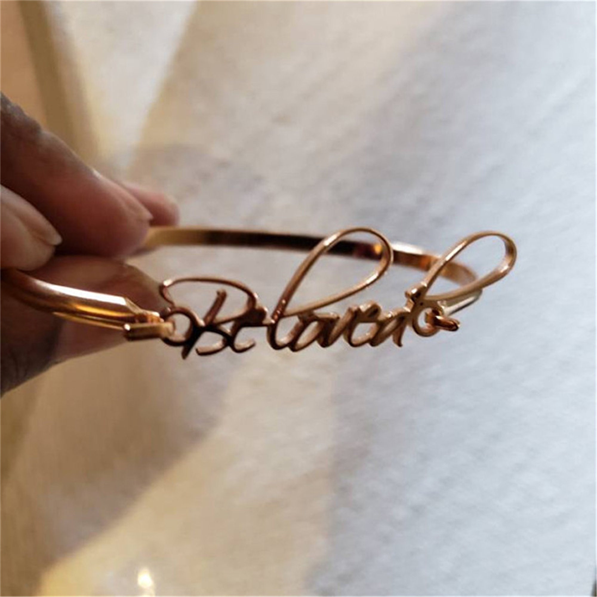 Custom Bangle Bracelet Name Bangle Personalized Bangle - Etsy