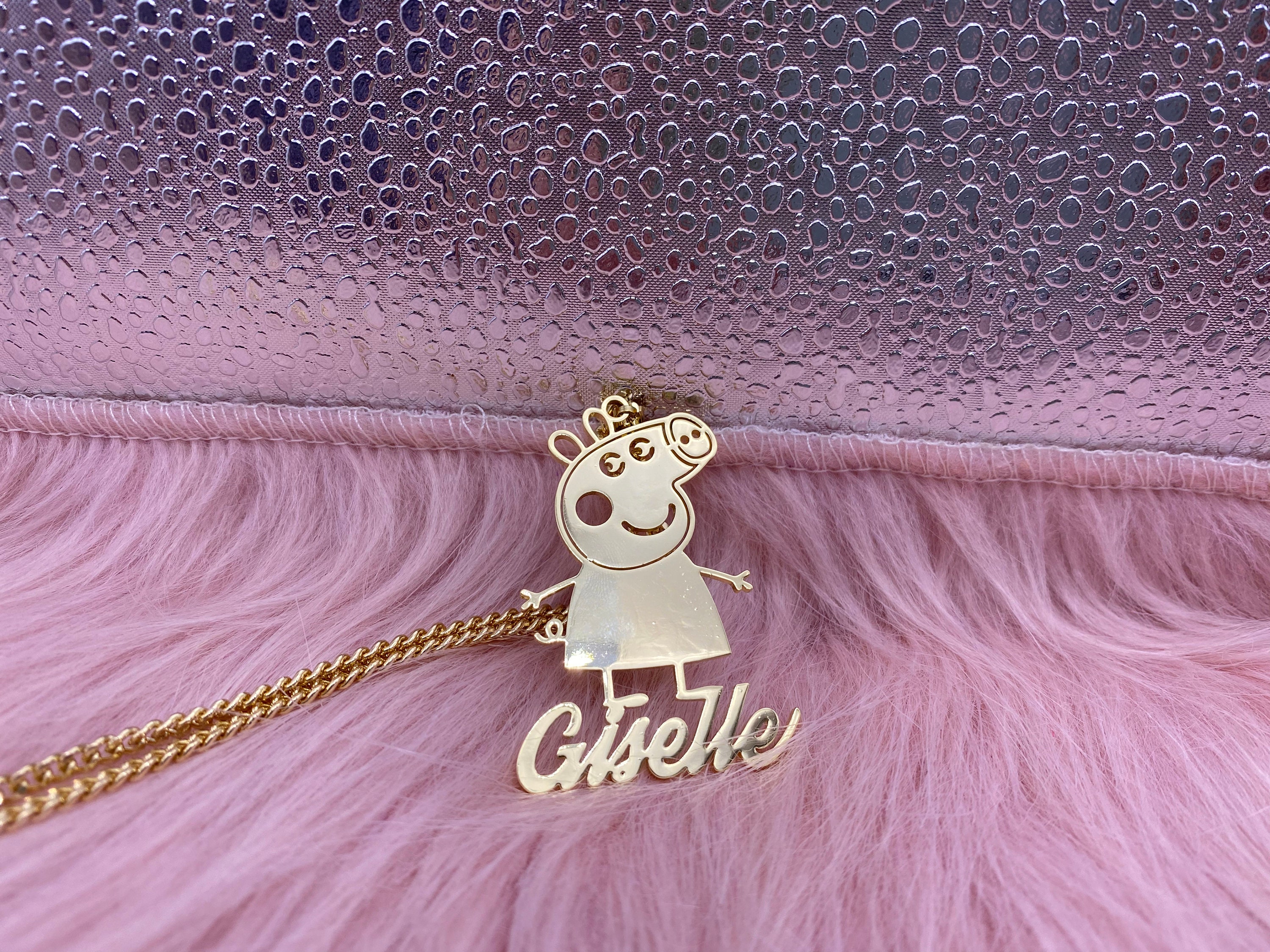 Personalized Cartoon Character Name Necklace, Kids Necklace Gift ...