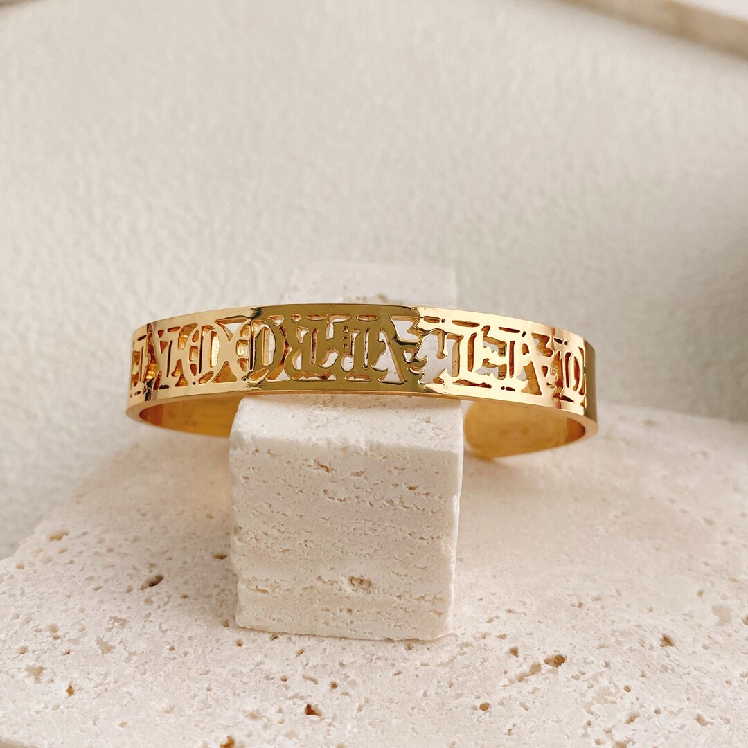 Custom Name Bangle,personalized Bracelet,personalized Bangle,nameplate ...