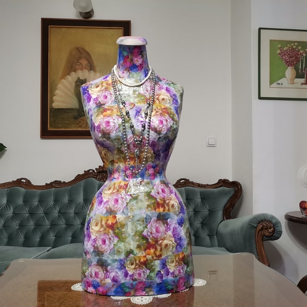 Floral Dress Form Mannequin - Etsy