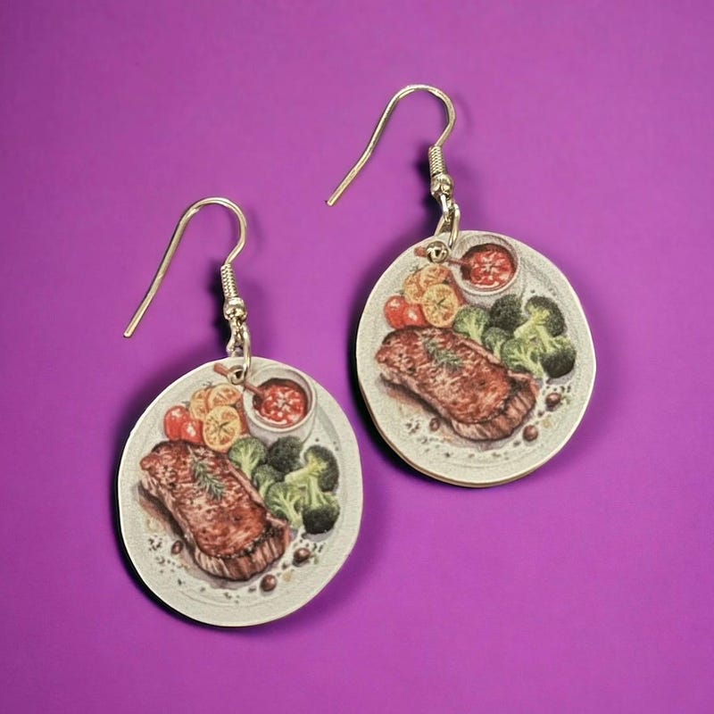 Food Earrings - Etsy UK