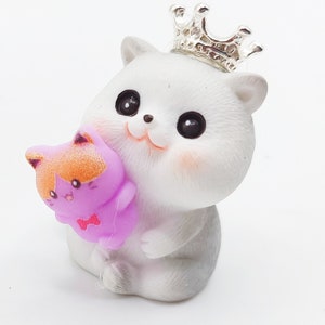 Cute Cat Cake Topper | Cartoon Pastel Cats | Party Cats | Table ...