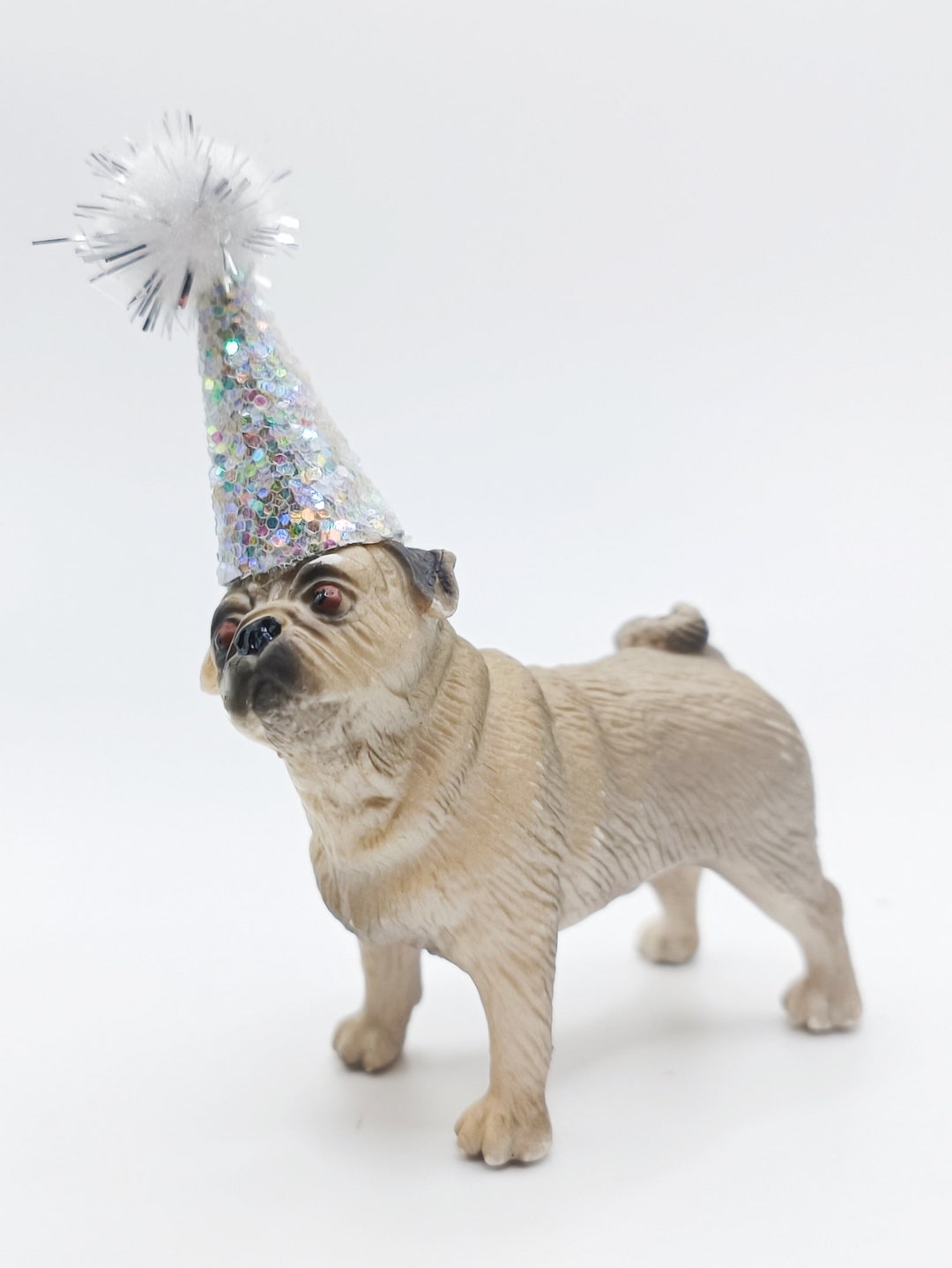 Pug Dog Cake Topper Pet Cake Topper Party Decoration Party Animal Party ...