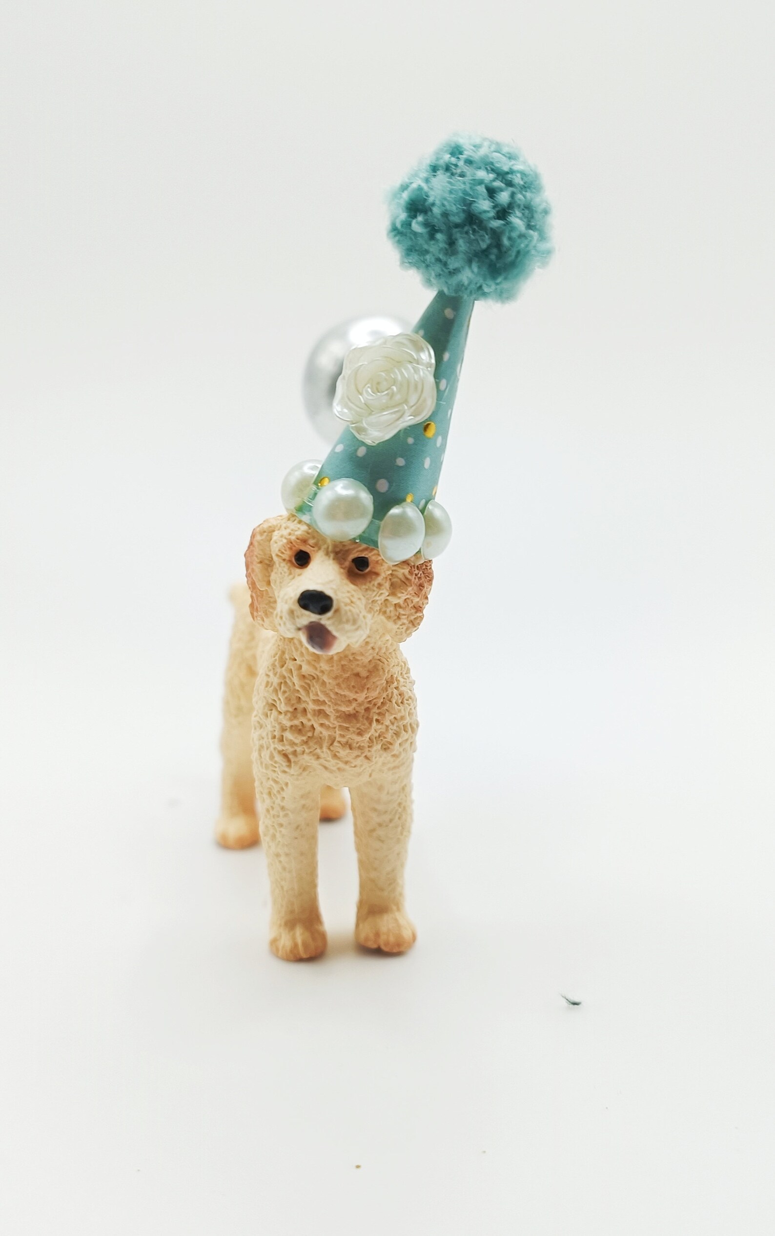 Labradoodle Cake Topper | Hand-painted Party Pet Decoration | Custom ...