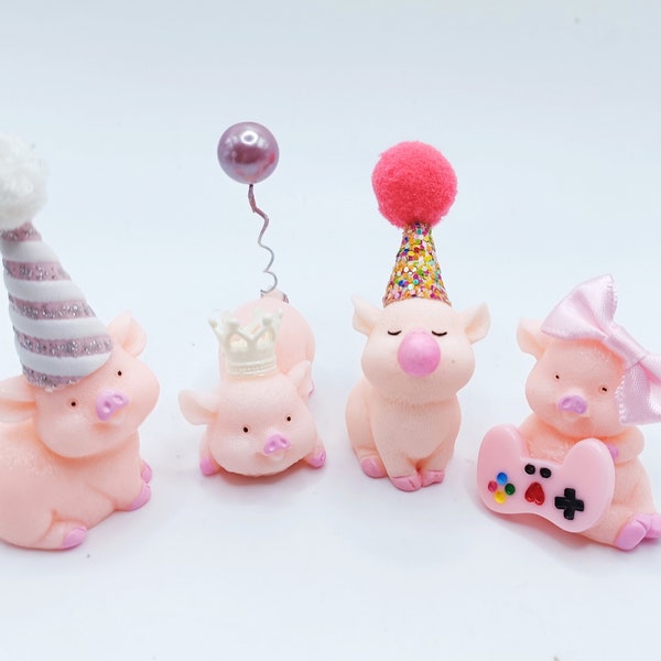Pig Cake Toppers - Etsy