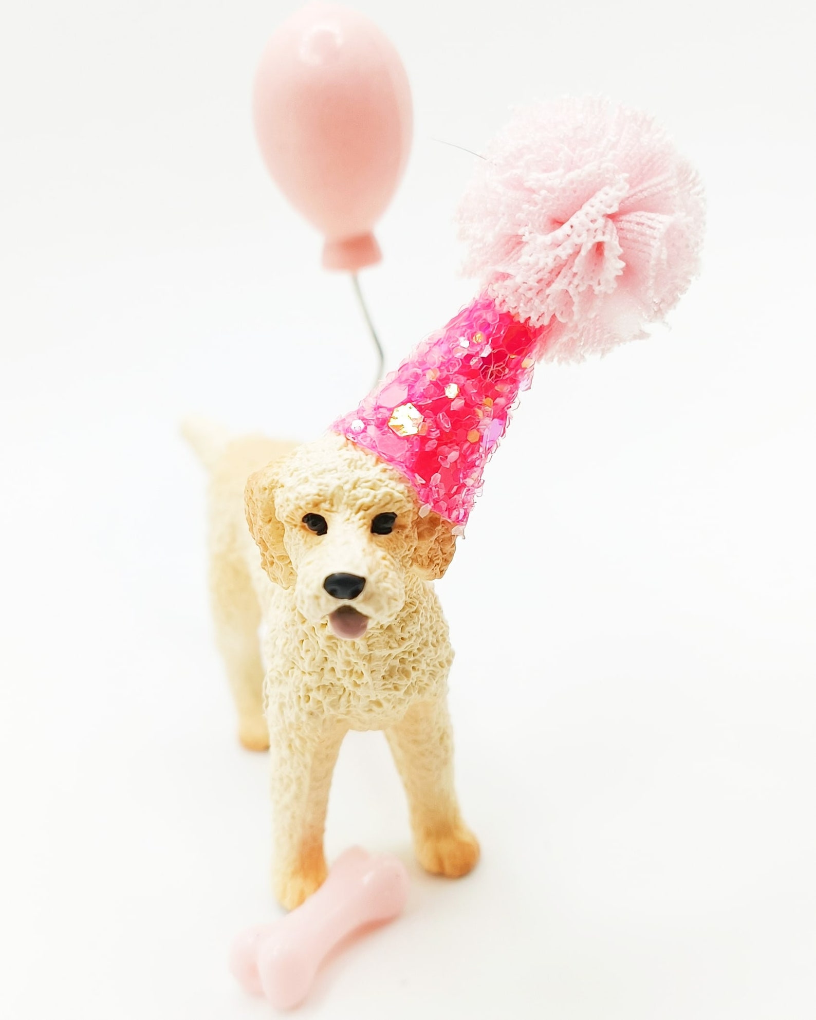 Labradoodle Cake Topper | Hand-painted Party Pet Decoration | Custom ...