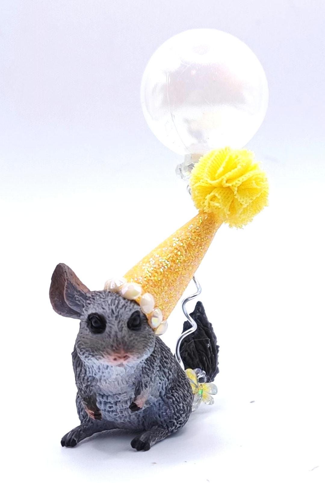 Chinchilla Cake Topper | Hand-crafted Party Animal Decoration | Pet ...