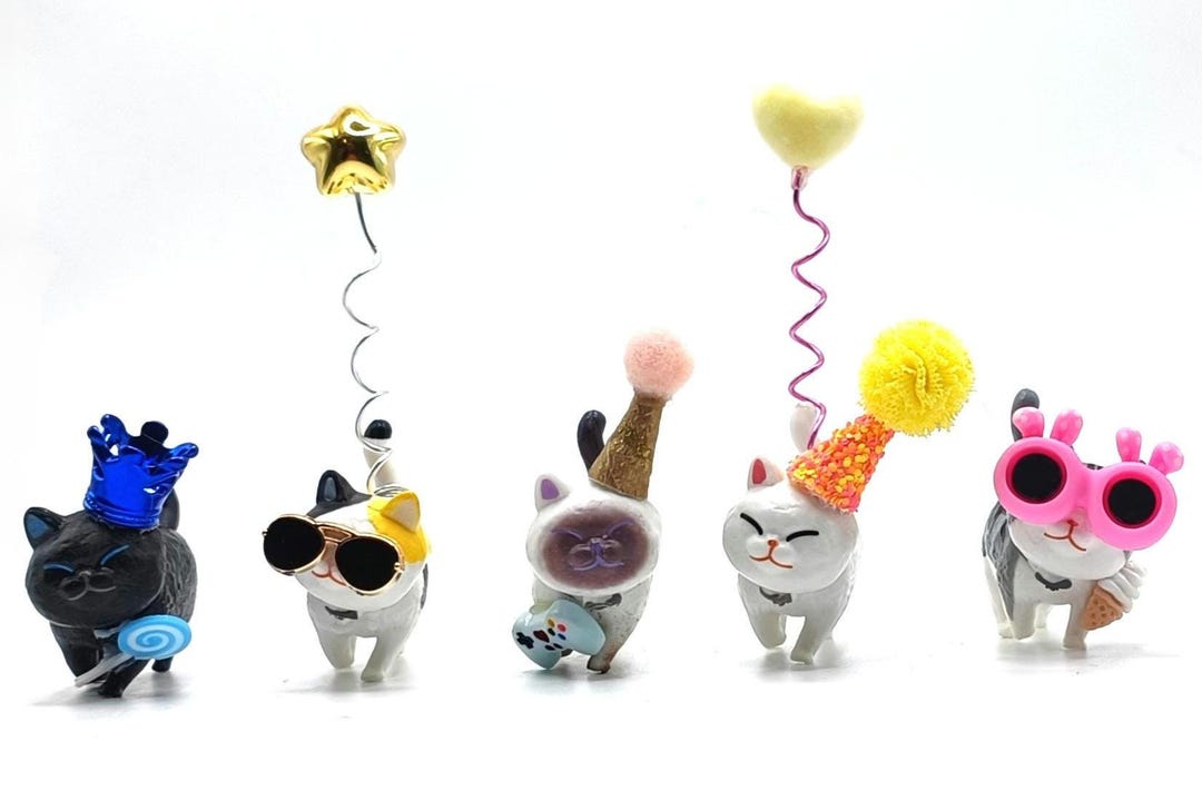 Cat Cake Decoration | Pet Cake Topper | Party Decor | Party Animal ...