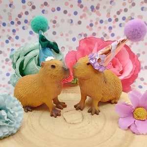Capybara Cake Topper Cake Topper Party Decoration Party - Etsy UK