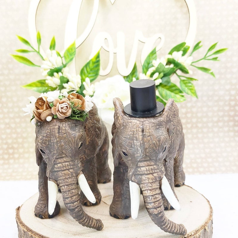 Elephant Cake Topper - Etsy