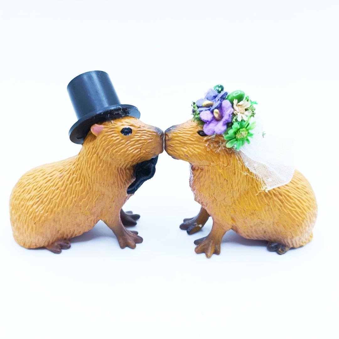 Capybara Wedding Cake Topper Wedding Cake Wedding Decoration Cake ...