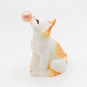 Cat Cake Topper White Cats Party Cats Table Sprinkles Pet Party Mini ...