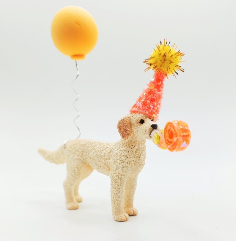 Labradoodle Cake Topper | Hand-painted Party Pet Decoration | Custom ...