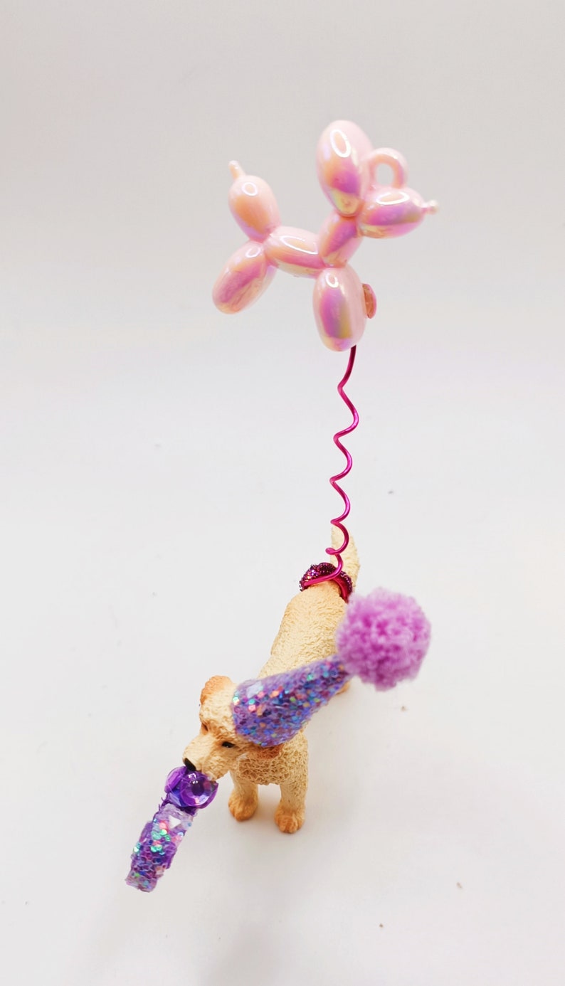 Labradoodle Cake Topper | Hand-painted Party Pet Decoration | Custom ...