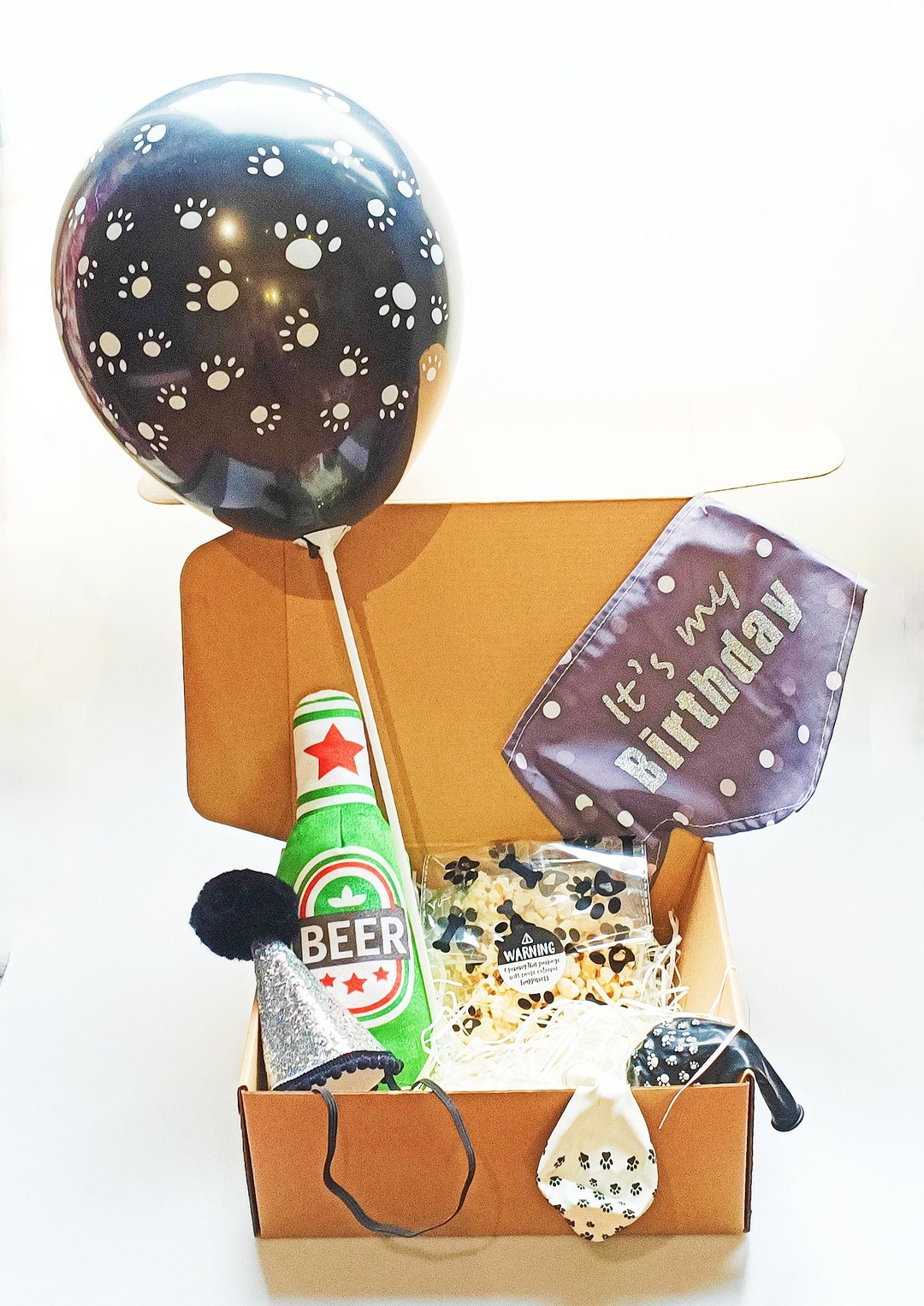 Dog Birthday Gift Box | Dog Birthday Hamper | Dog Toys | Birthday Dog ...