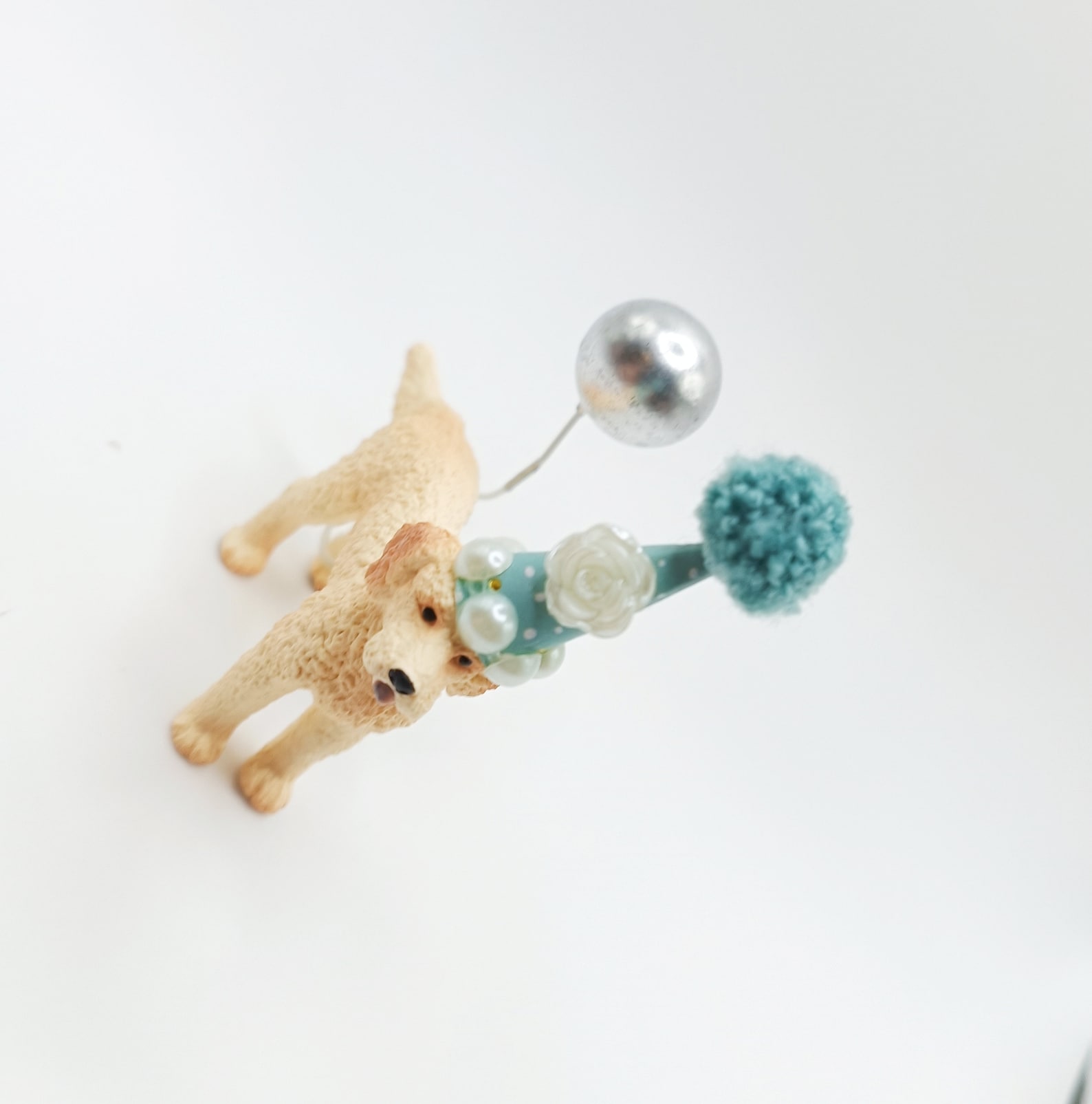 Labradoodle Cake Topper | Hand-painted Party Pet Decoration | Custom ...