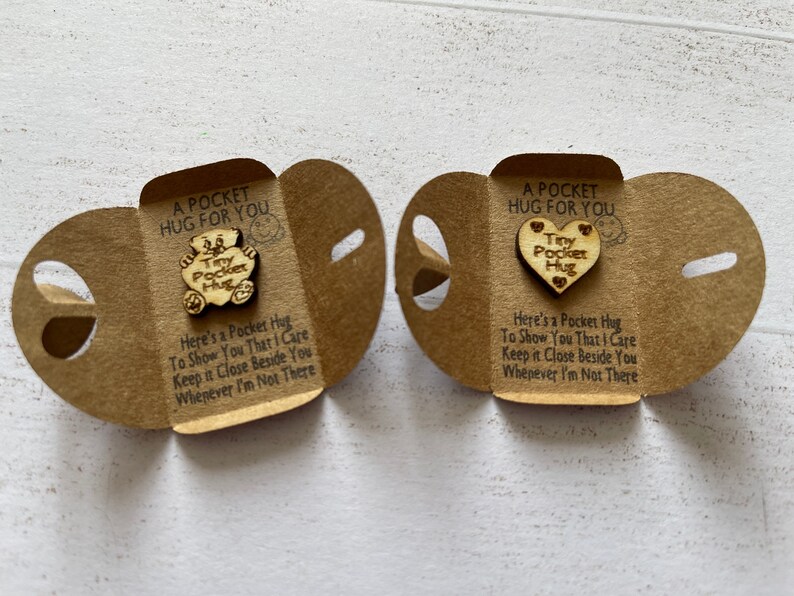 Micro Pocket Hug With Personalised Message on Envelope - Etsy