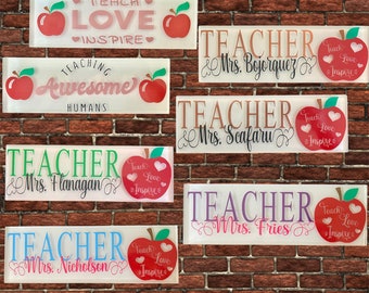 Teacher Appreciation Gift Porcelain Tile Gift Teaching - Etsy