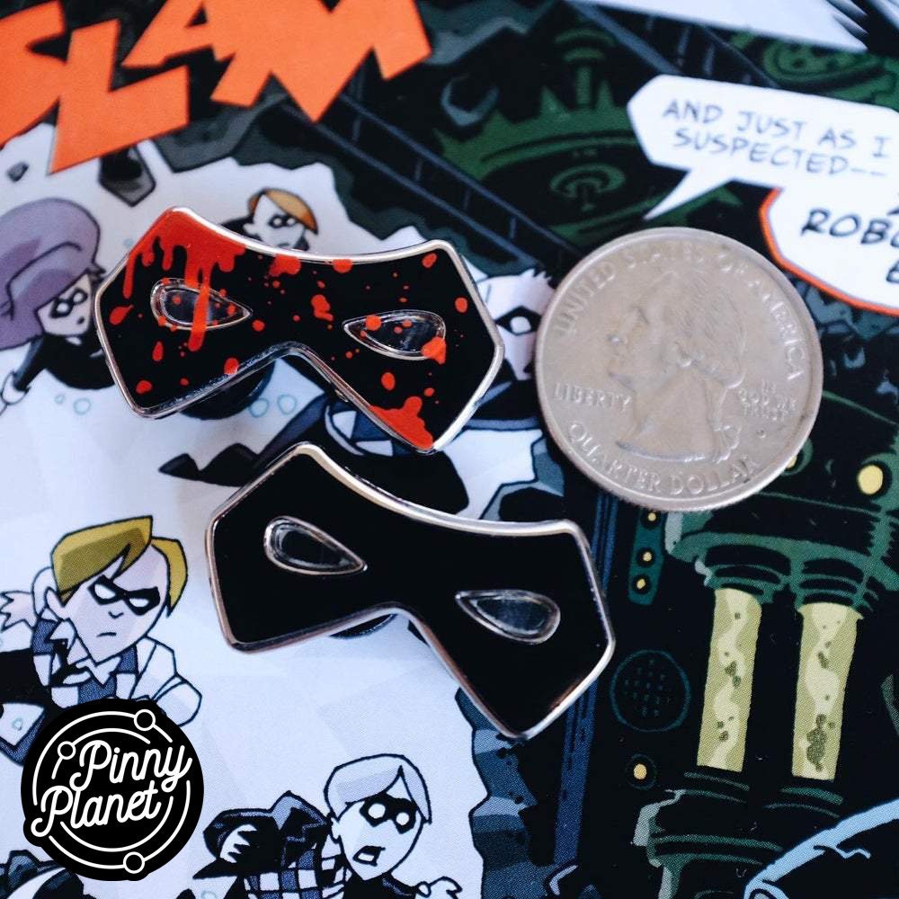 The Umbrella Academy Inspired Hero Mask Enamel Pins | Etsy