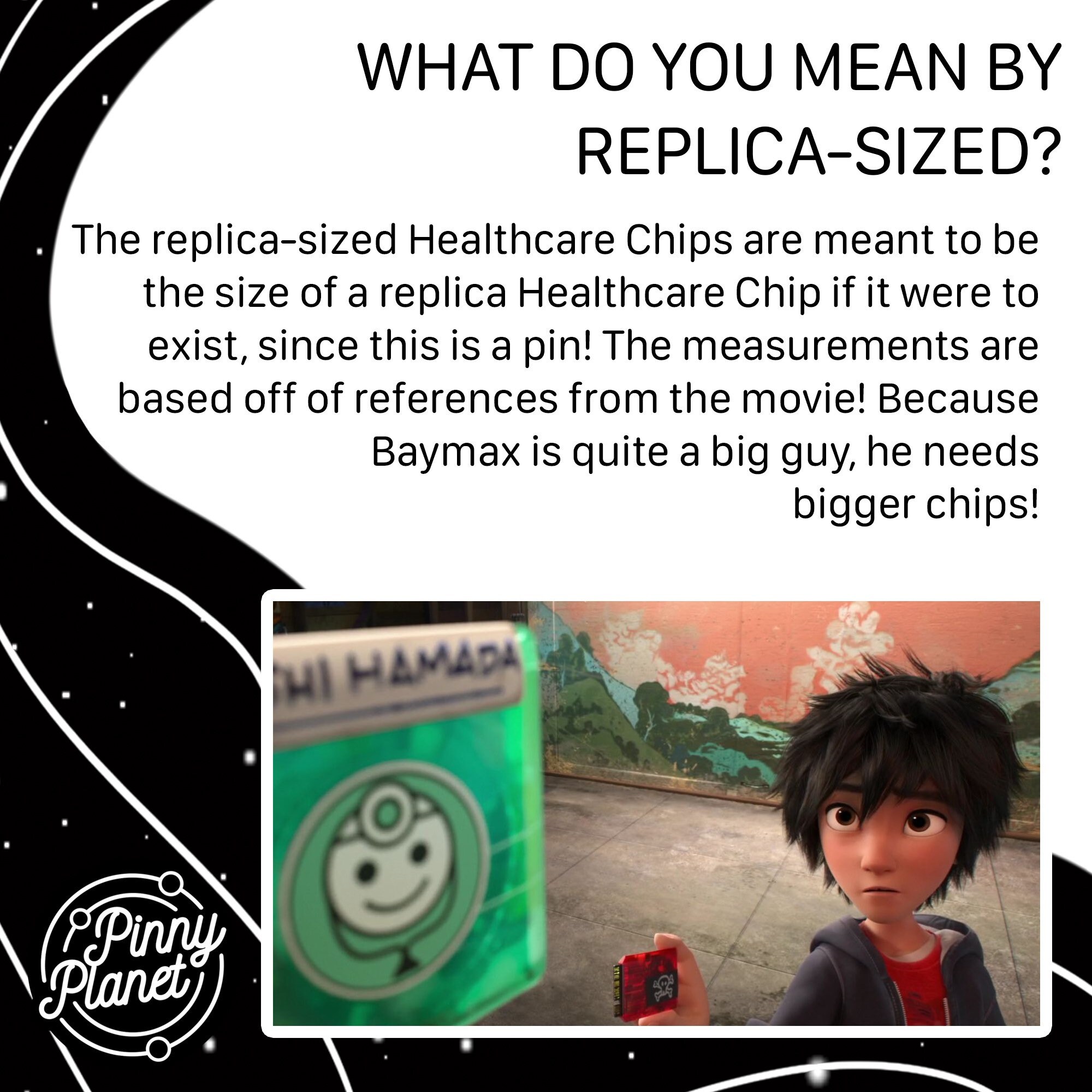 Baymax Healthcare Chip Pin (Replica-Size) — Pinny Planet