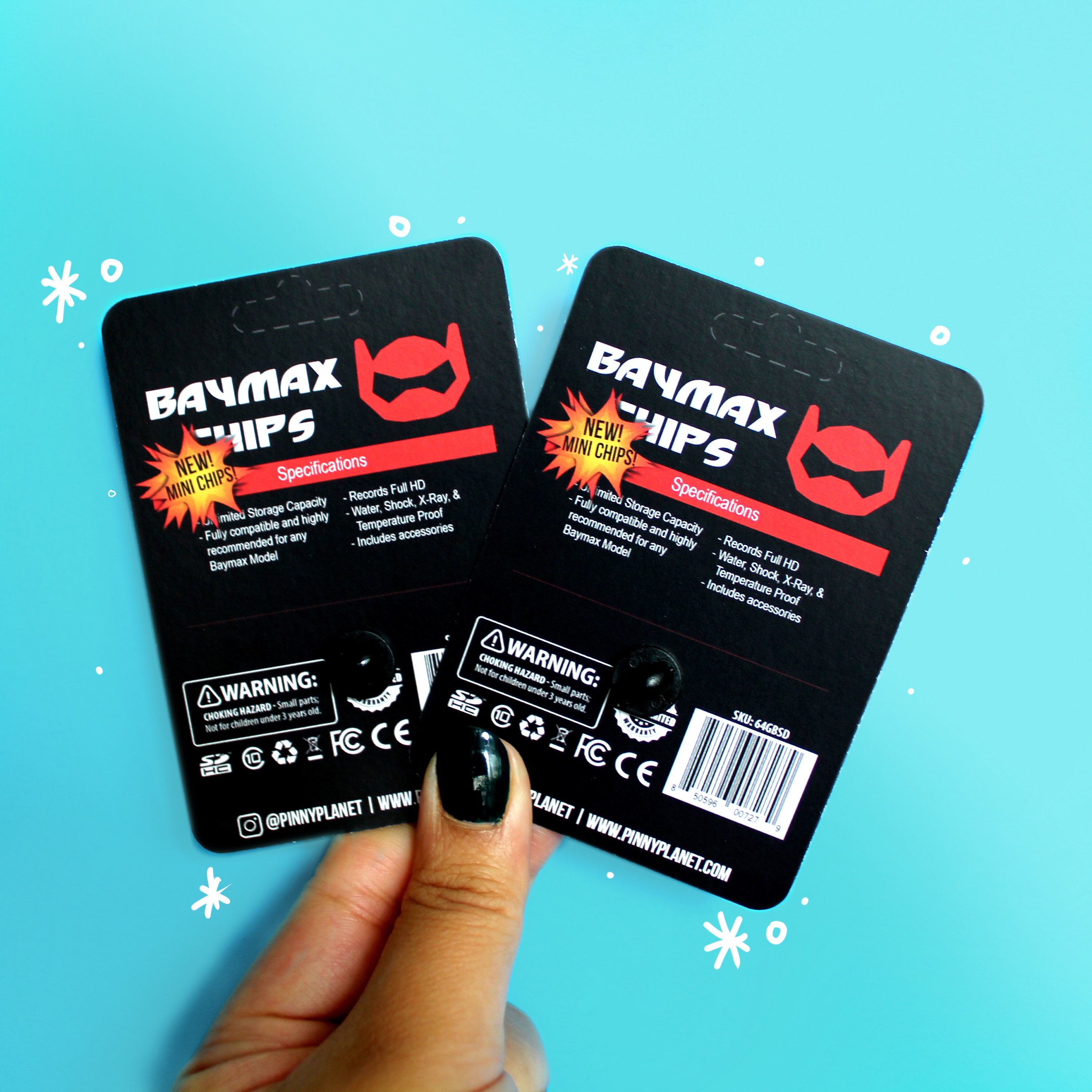 Mini Baymax Chips Pins — Pinny Planet