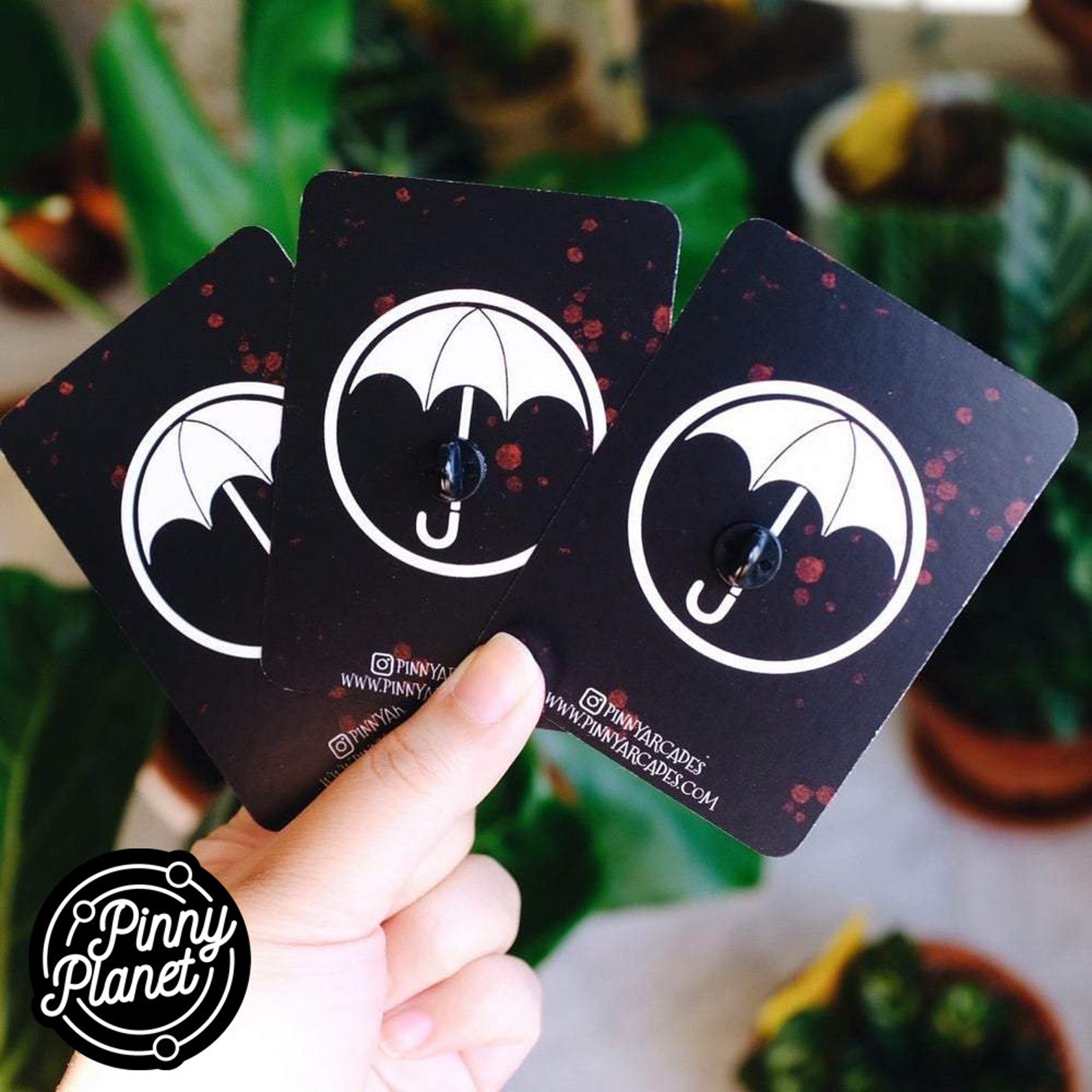 The Umbrella Academy Inspired Hero Mask Enamel Pins | Etsy