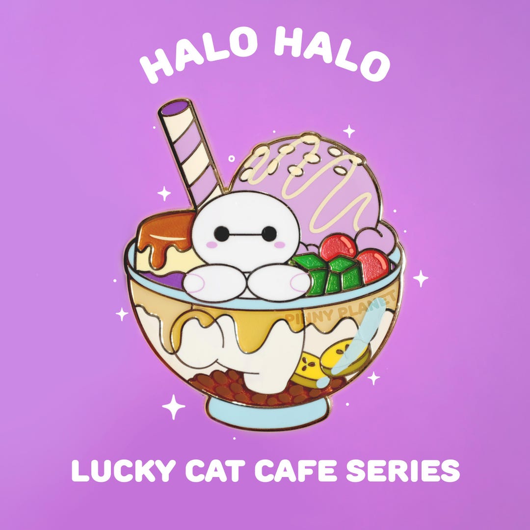 Baymax Halo Halo Enamel Pin | Filipino Dessert, Disney Inspired - Etsy