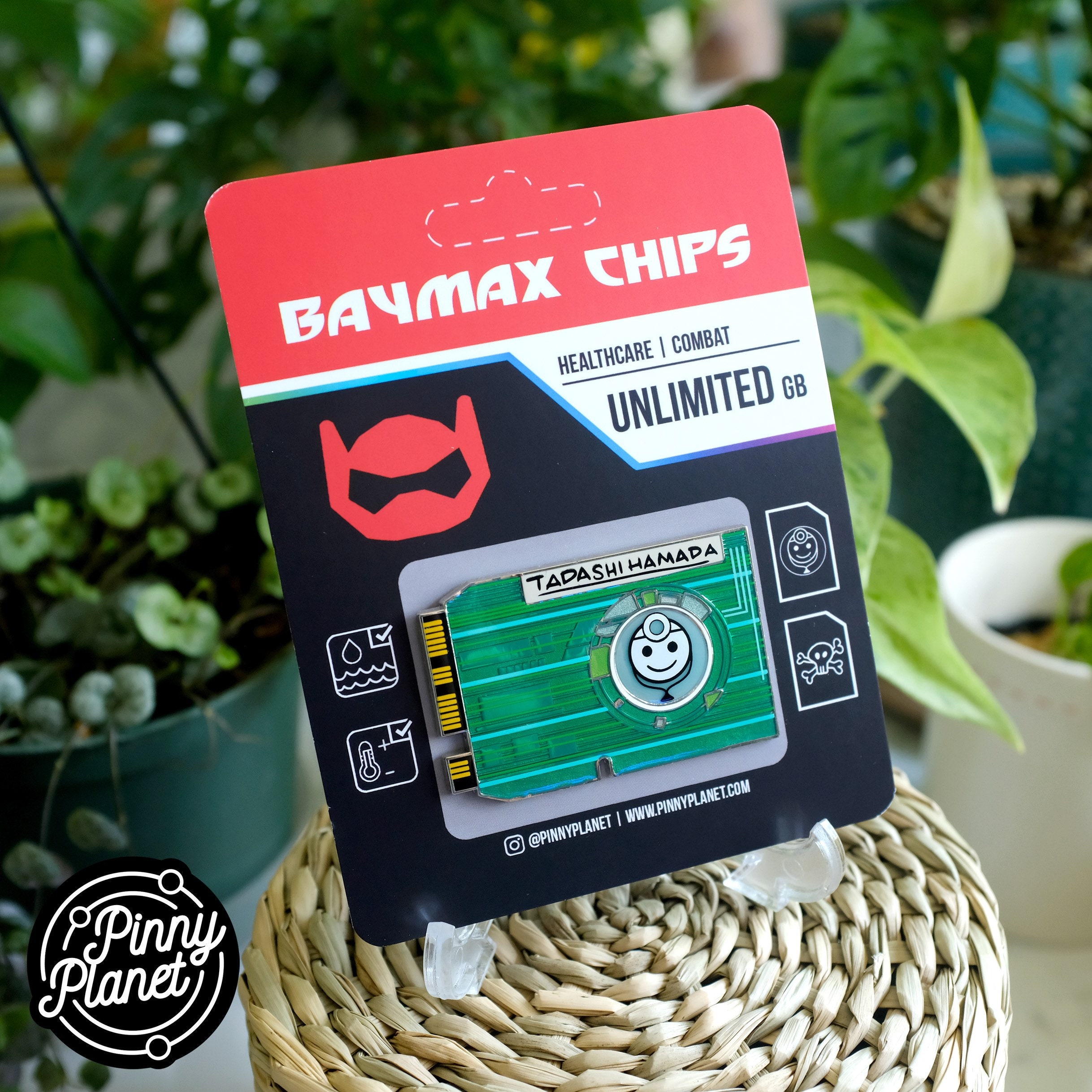 Baymax Healthcare Chip Pin (Replica-Size) — Pinny Planet