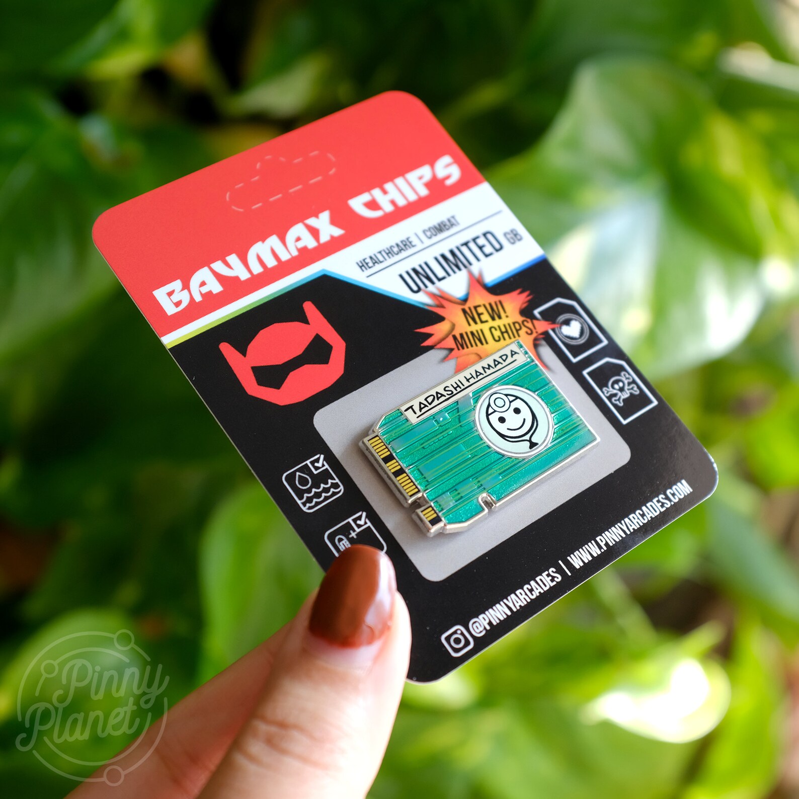 Big Hero 6 Inspired Baymax Chips Mini Enamel Pins | Etsy