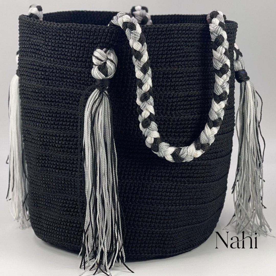 Mexican Morral Bag, Handmade Crochet Purse Bag, Crossbody Bags, Mochila ...