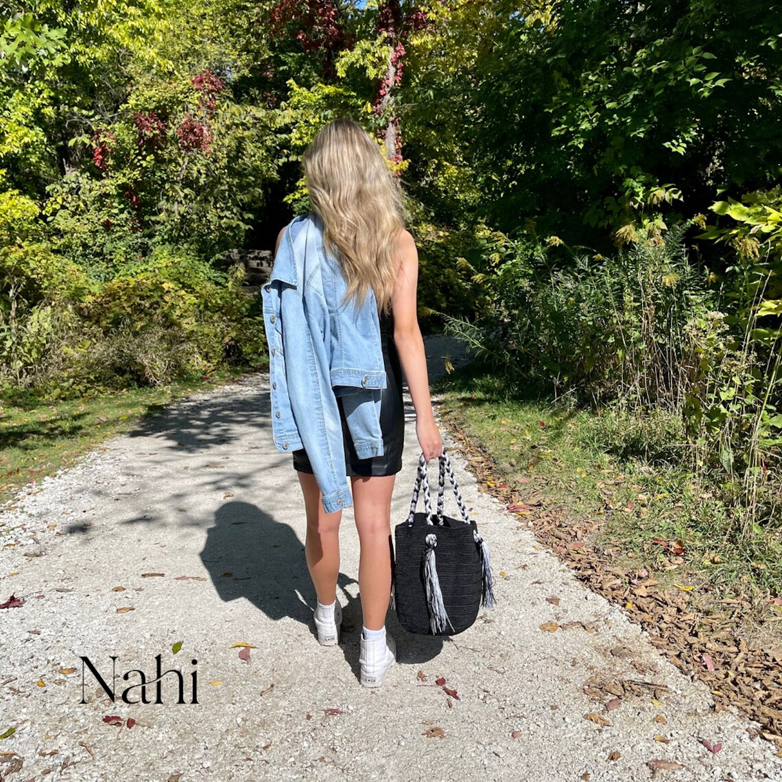 Mexican Morral Bag Handmade Crochet Purse Bag Crossbody - Etsy