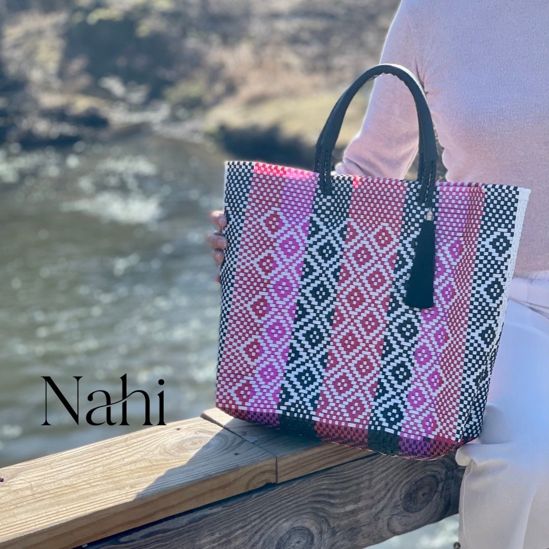 Mexican Tote Bags.mexican Artisanal Handbag.recycled Plastic Bags ...