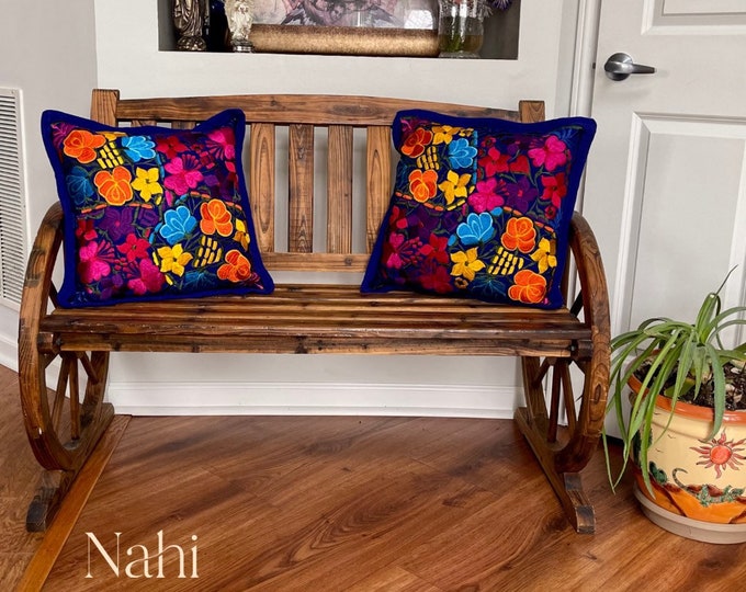 Mexican Decorative Pillow Cover. Mexican Pillow Cases. Embroidered ...