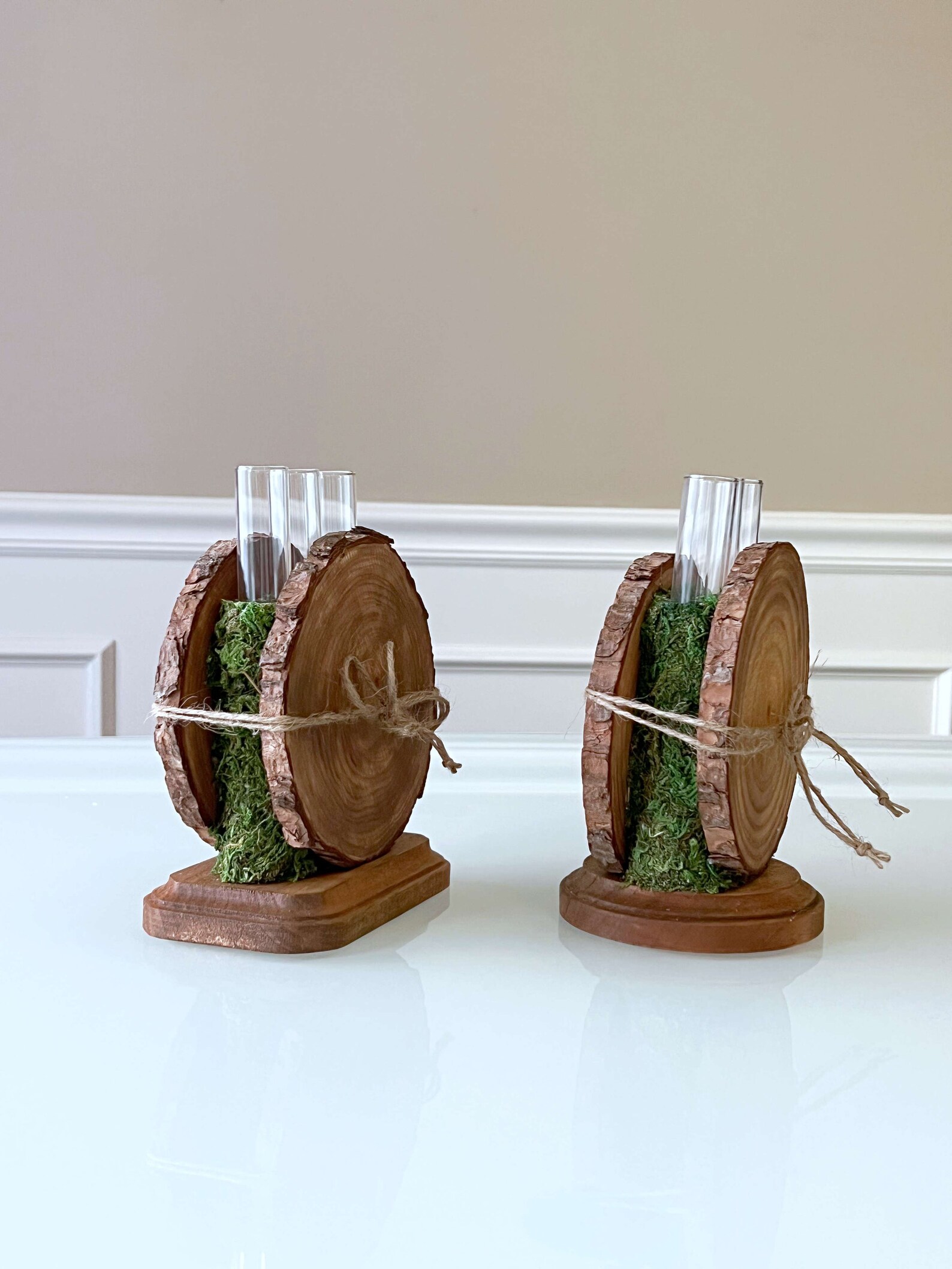 Wood Slice Centerpiece, Custom Personalization, Wedding Center Pieces ...