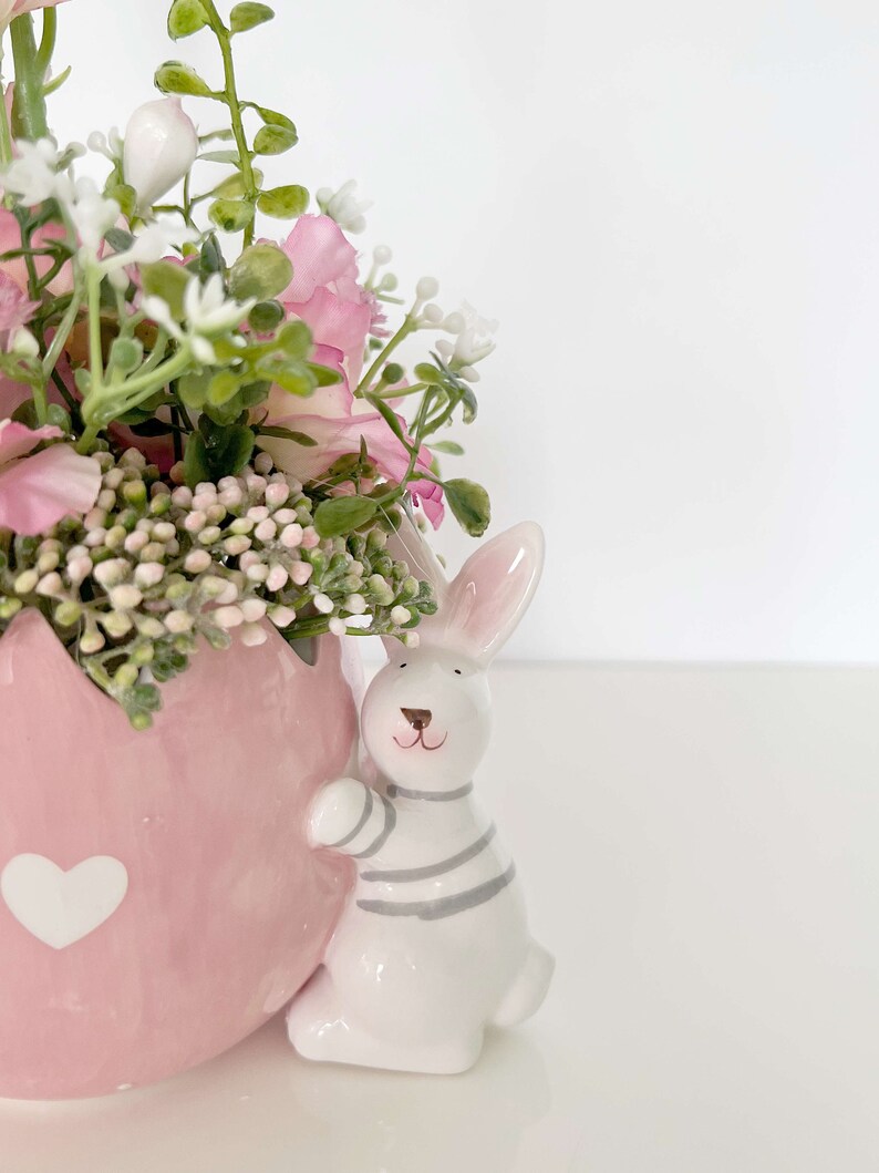 Easter Gift for Baby Girl, Pink Easter Floral Arrangement, Easter Pink ...