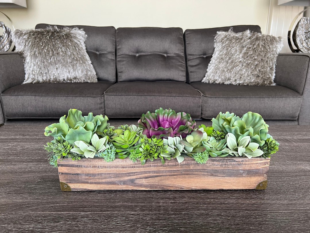 Dining Room Table Centerpiece, Farmhouse Floral Arrangement, Handmade ...