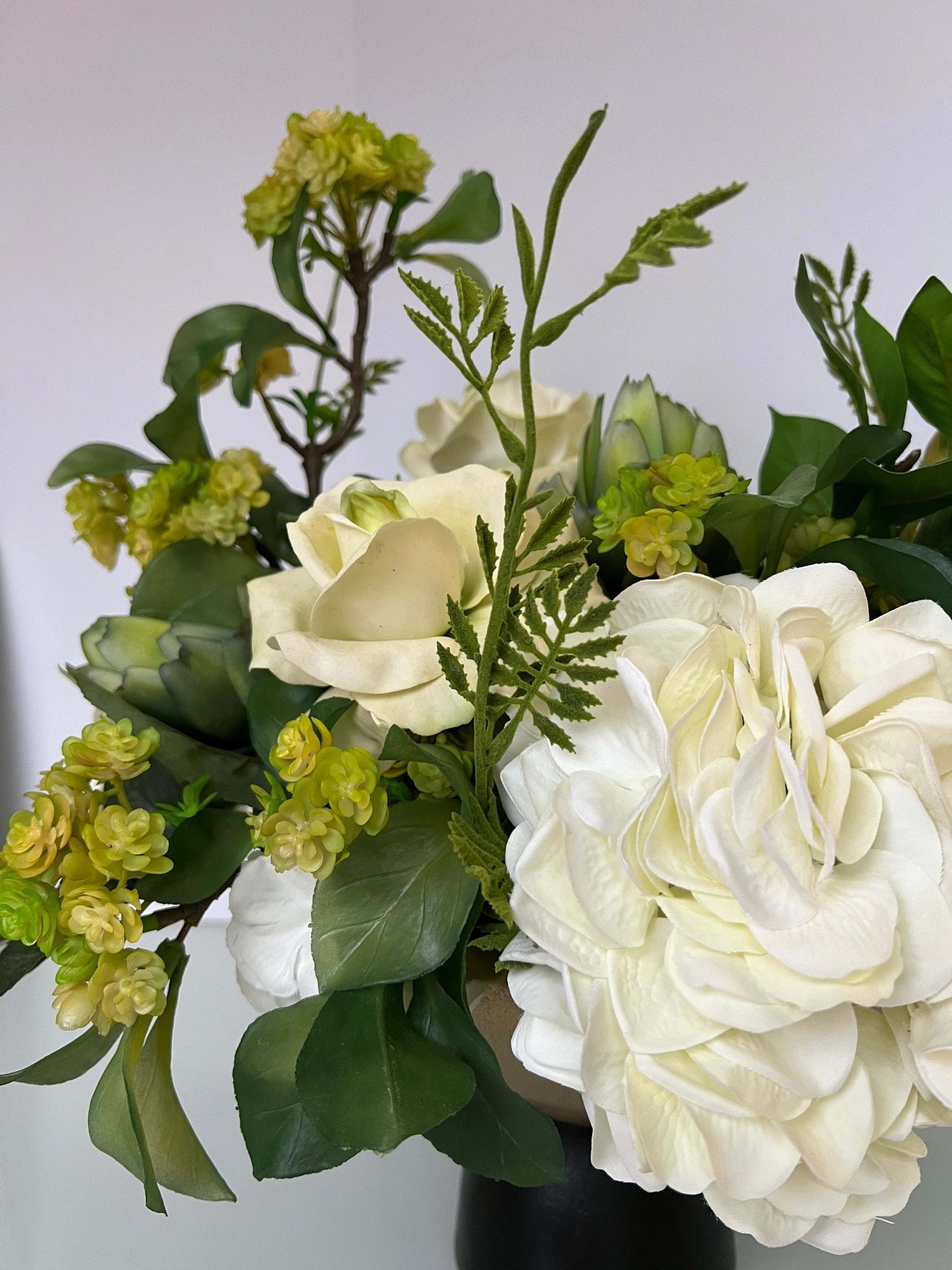 Real Touch Floral Centerpiece , Modern Home Decor, Elegant Arrangement ...