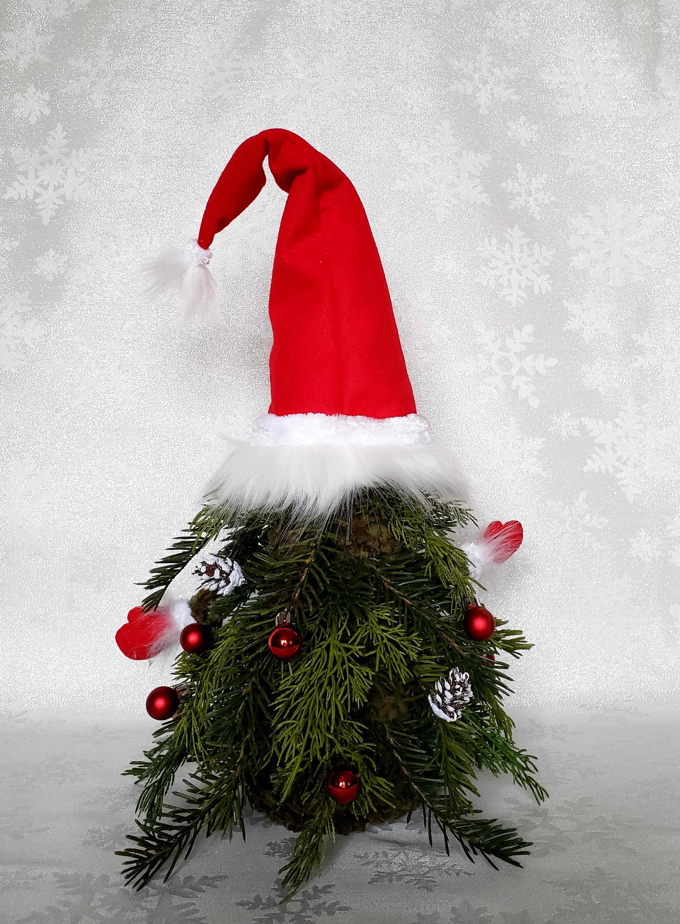 Christmas Tree Gnome 23, Christmas Santa Gnome, Christmas Cone Tree ...