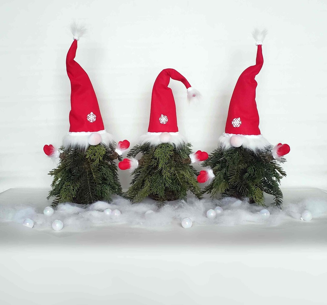 Large Christmas Gnome 23", Christmas Santa Gnome, Holiday Gnome ...