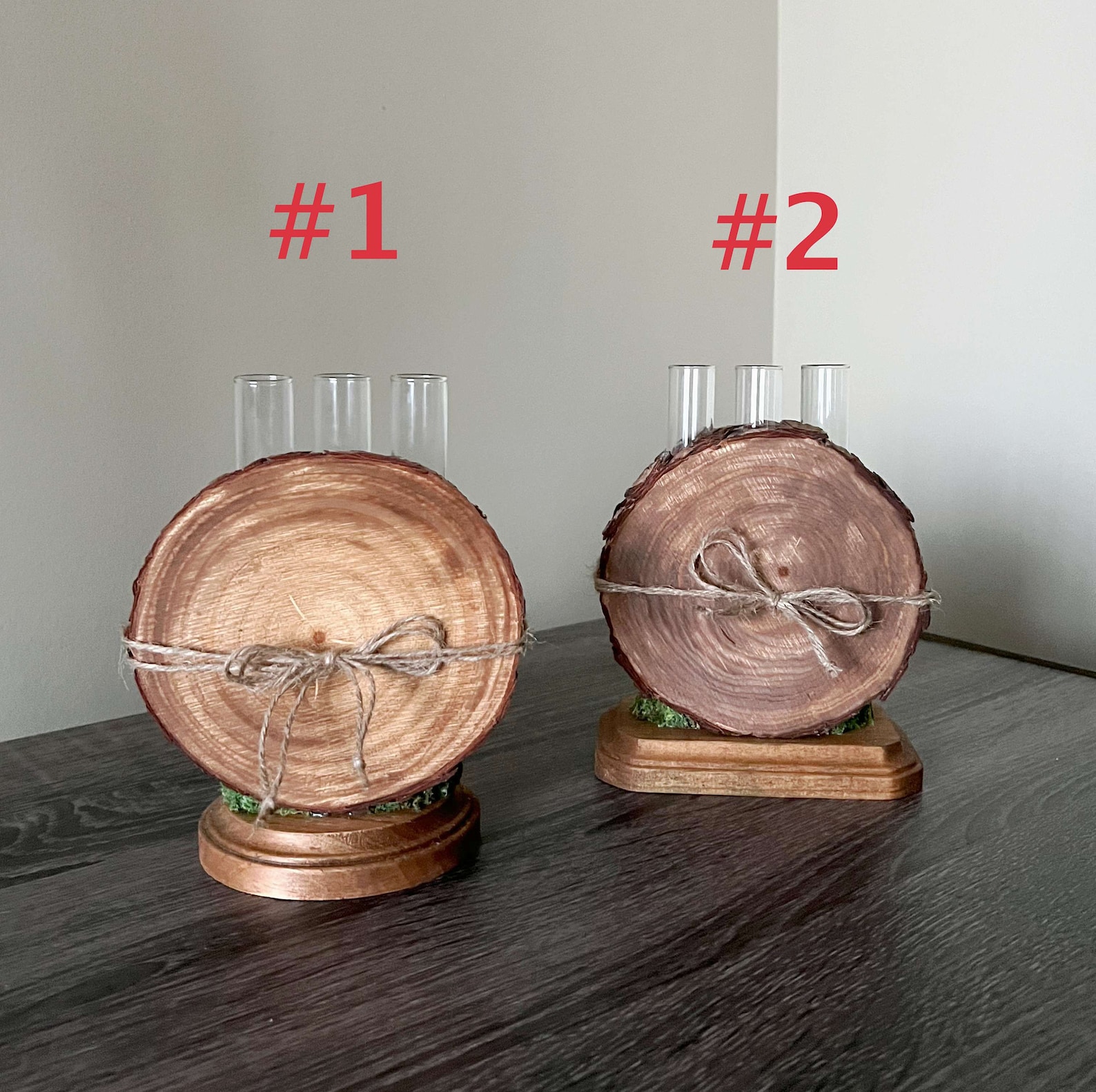 Wood Slice Centerpiece, Custom Personalization, Wedding Center Pieces ...