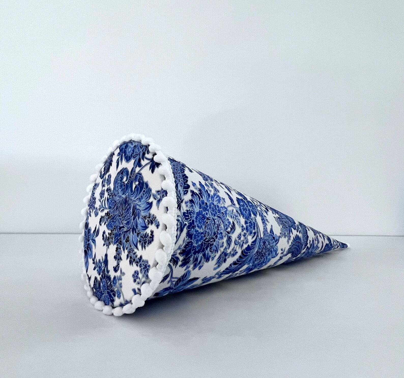 Chinoiserie Cone Tree, White and Blue Decor, Free Shipping - Etsy