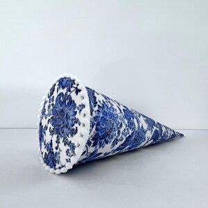 Chinoiserie Cone Tree, White and Blue Decor, Free Shipping - Etsy