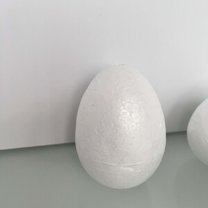 Styrofoam Eggs 4" Sets of 6, Polystyrene Eggs, Large Foam Eggs - Etsy