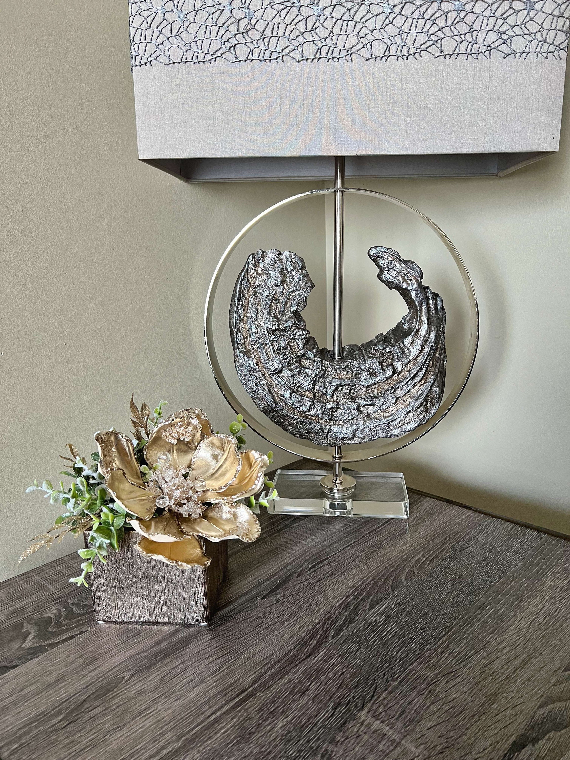 Christmas Gold Table Centerpiece, Modern Gold Decor - Etsy