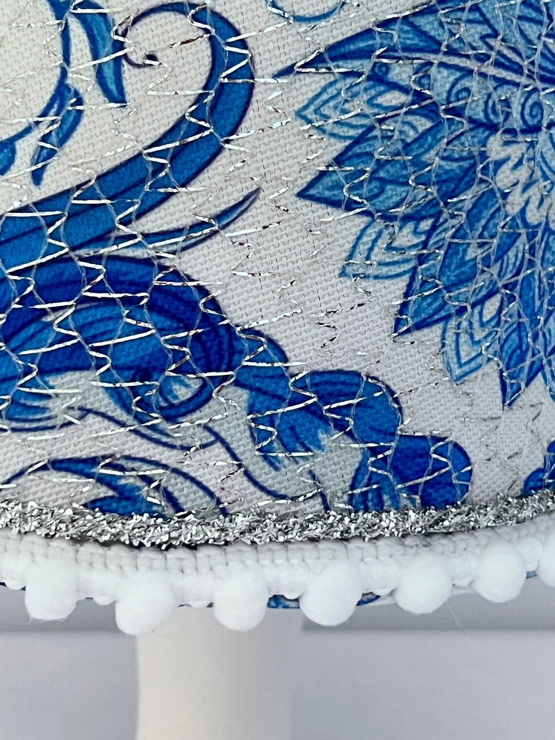 Chinoiserie Cone Tree White and Blue Decor - Etsy