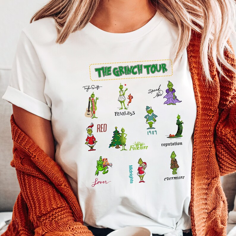The Grich Eras Tour PNG the Grinch in My Grich Eras Merry - Etsy