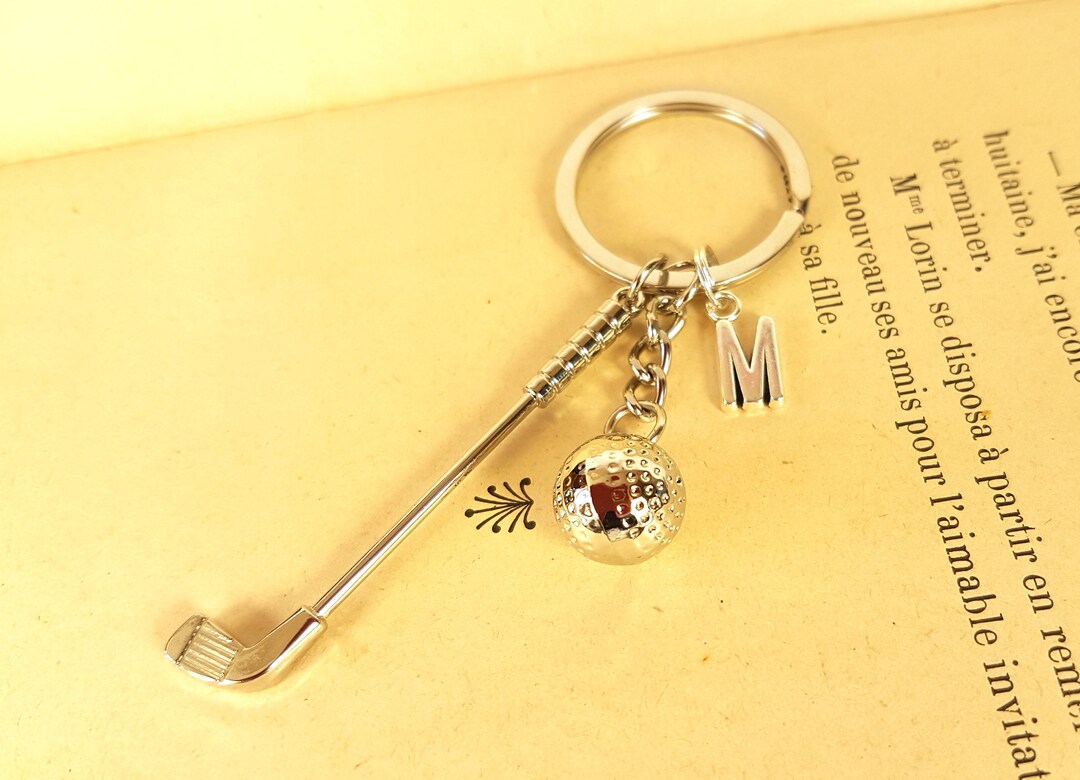Golf Club and Ball Keychain, Silver Color, Game Sport Team, Adventure ...